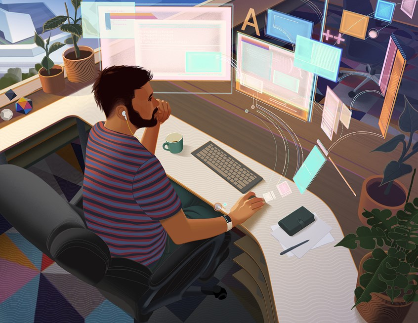Data Engineer Illustration by Sam Chivers | Medical Illustration ...