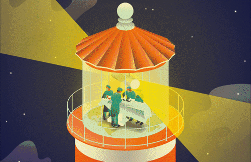 Lighting the way in surgery Illustration by Neil Webb | Medical ...